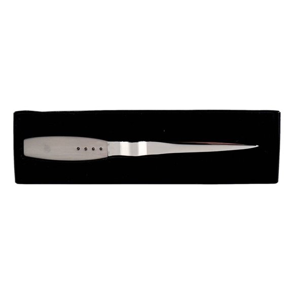 Office | Metal Letter Opener Metallic Silver Envelope Slitter With ...